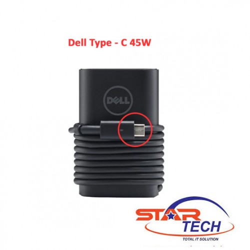 Laptop Charger Adapter 45W USB-Type-C for Dell Price in Bangladesh