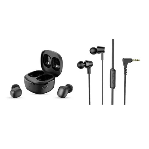 Joyroom MG-C05 TWS Earbuds & Hoco M86 Wired Earphone Combo Price in ...