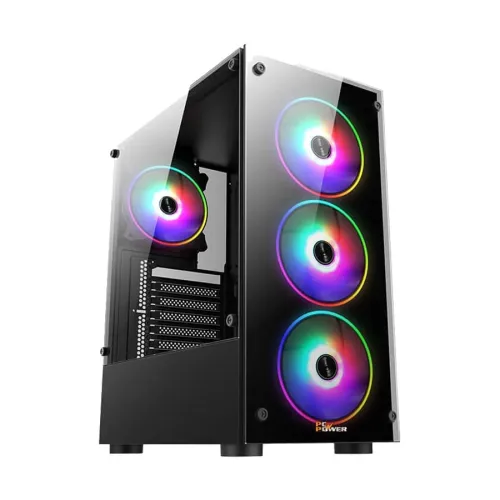 PC Power Crystal Glass Mid Tower ATX Gaming Casing Price in BD