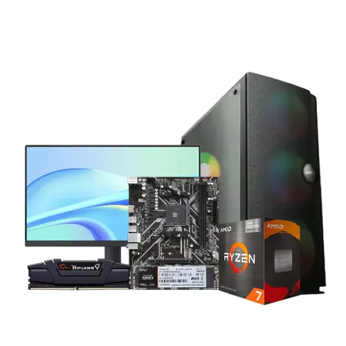 AMD Ryzen 7 5700G Budget Desktop PC With Monitor Price in Bangladesh