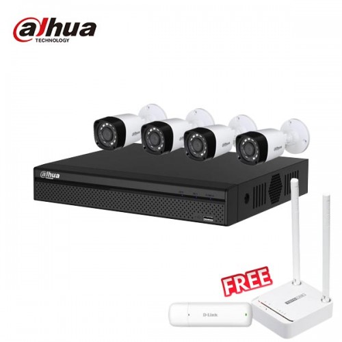 Dahua 4 unit Cc camera package Price in Bangladesh | Star Tech
