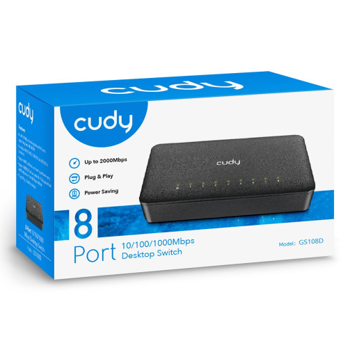 Cudy Gs108d 8 Port Gigabit Desktop Switch Price In Bangladesh